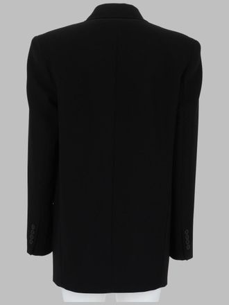Max Mara Double-Breasted Cady Blazer - Black