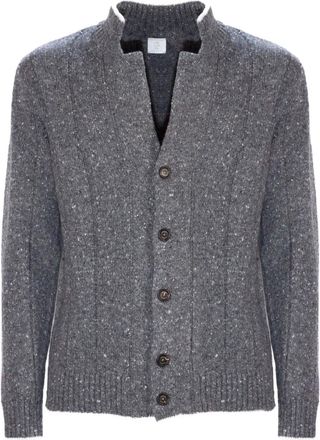 Eleventy cardigan en maille fine - Gris