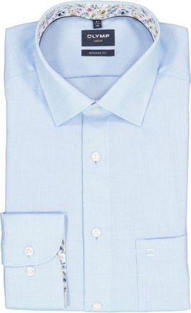 Olymp Herren Hemd blau