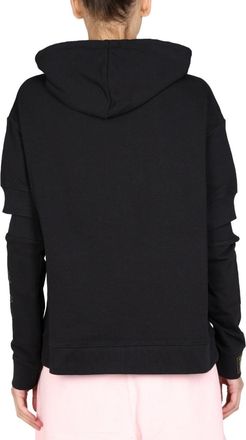 Raf Simons Logo Print Sweatshirt - Black