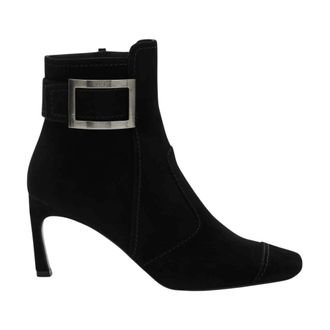 Roger Vivier Schwarze High Heel Stiefel Trompette - - Shoes - Damen - Schwarzk - 39 EU