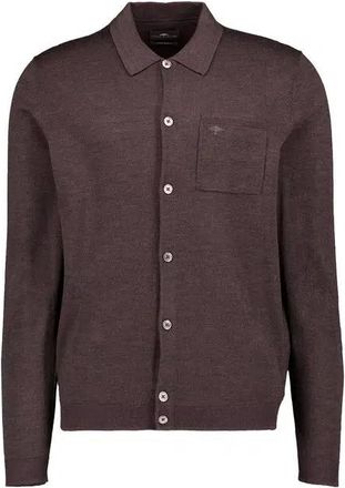 Fynch-Hatton Fynch-Hatton Herren Pullover braun Wolle unifarben