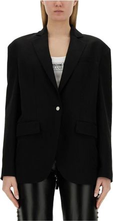 Moschino Damen, Jacken, Schwarzk, MGr&ouml;&szlig;e