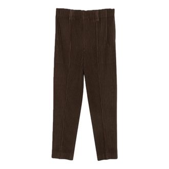 Issey Miyake Pantalon Tailored Pleats 1 - Homme - Pantalons - Brun - Taille: S