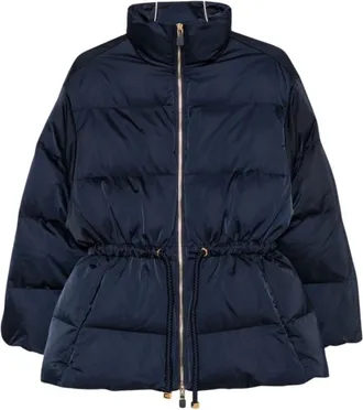 Elisabetta Franchi Damen, Jacken, Blau, LGr&ouml;&szlig;e