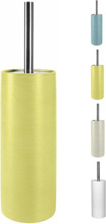 Spirella WC B&uuml;rste Toilettenb&uuml;rste Klob&uuml;rste Tube Ribbed Steingut 11 x 41,5 cm - Gr&uuml;n