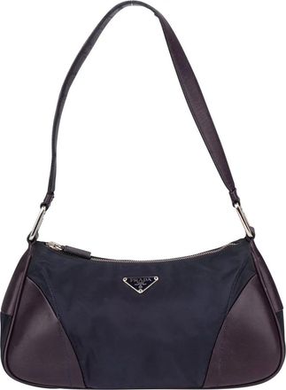 Prada Crossbody Bags - Prada Purple Nylon Triangel Shoulder Bag - Gr. unisize - in Orange - für Damen