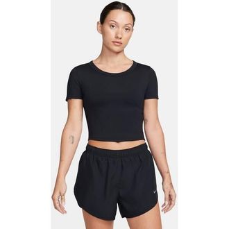 Nike Damen Shirt One Fitted Dri-FIT Short-Sleeve Cropped Top