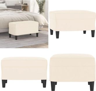 vidaXL Vidaxl - Sitzbank Creme 70x35x41 cm Samt - Sitzbank - Creme Sofa - Samtsofa - Lounge Möbel - Couch - Home & Living