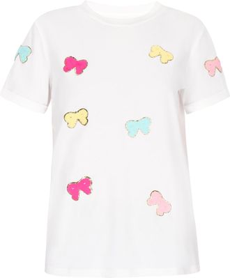 Mymo T-Shirt Frauen Wei&szlig;