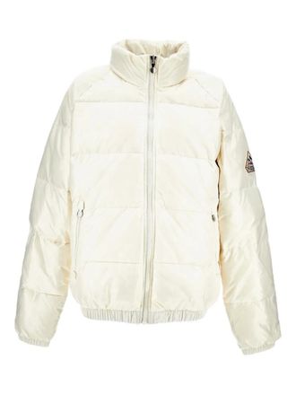Pyrenex Gef&uuml;tterte Jacke mit Rei&szlig;verschluss - Nude