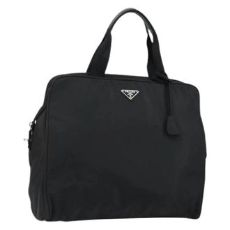 Prada Pre-owned Vintage Nylon Handbag - - Pre-owned - Damen - Schwarzk - ONE SIZE