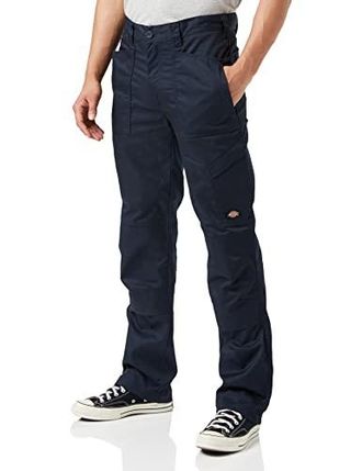 Dickies Pantalon Action Flex pour homme, Technologie Action Flex, Bleu Marine, 32W/34L