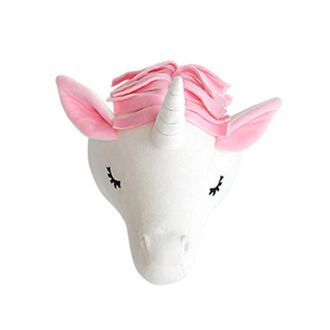 Amosfun 1pc H&auml;ngendes Ornament Kinder Wandbehang Tier Wanddekor Jungen Und M&auml;dchen Einh&ouml;rner Dekorative Wandanh&auml;nger