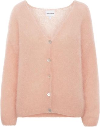 Americandreams Americandreams, Femme, Pulls, Orange, Taille: 44 FR Cornelia LS Cardigan