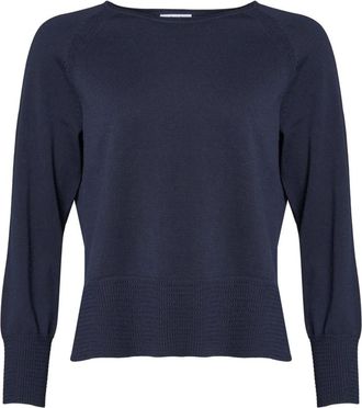 Lind Femme, Pulls, Bleu, Taille: 44 FR Pulls &agrave; col rond