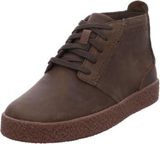 Clarks Premium Homme Streethill Mid Bottine Chukka, Nubuck Kaki, 44 EU