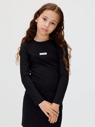 Calvin Klein Bodycon-kleid Aus Punto Milano - Ck Black - M&auml;dchen - 16 Jahre (170 cm)
