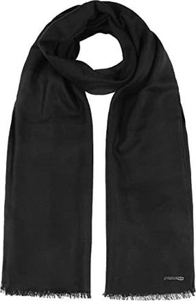 Stetson Echarpe Lindo Homme - echarpe pour a franges Hiver automne-hiver - taille unique noir