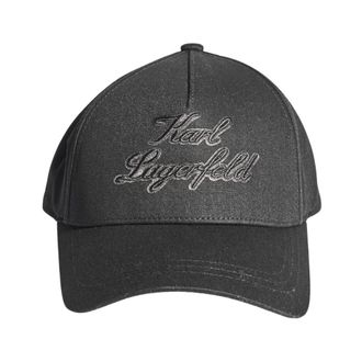 Karl Lagerfeld Homme, Accessoires, Noir, Taille: ONE Size Cappello Visiera Firma