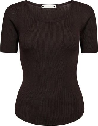 Co'Couture Femme, Pulls, Brun, Taille: 44 FR Balin Wide Cuff Knit