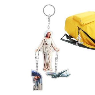 Generic Porte-clés amusant - Clé en acrylique léger, accessoire de clé pour adulte, fantaisie amusant en acrylique léger | Porte-clés hilarant pour adultes po