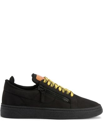 Giuseppe Zanotti baskets GZ94 à double zip - Noir