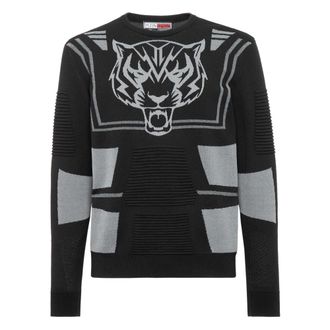 Plein Sport Herren, Strickwaren, Schwarzk, 2XLGr&ouml;&szlig;e