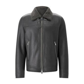 Dondup Lederjacken - - Jackets - Herren - Grau - XL