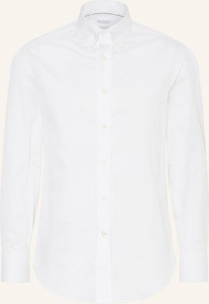 Brunello Cucinelli Brunello Cucinelli Hemd Basic Fit weiss
