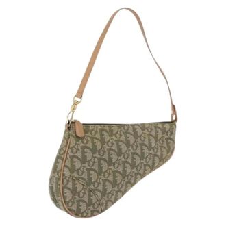 Dior Pre-owned Toile sacs-dior - Femme - Pre-owned - Vert - Taille: ONE Size