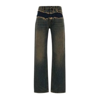 Maison Margiela Distressed Jeans - - Jeans - Damen - Blau - XS