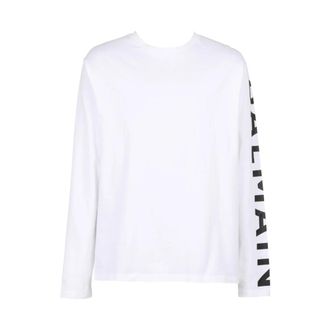 Balmain Langarmshirt - - Tops - Herren - Wei&szlig; - M