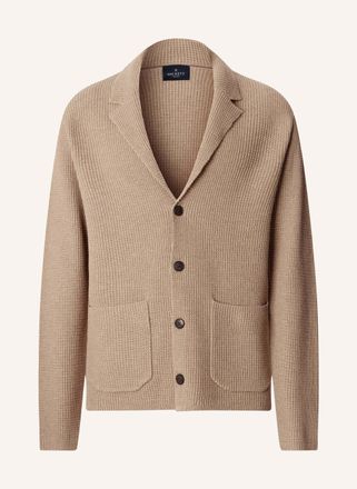 Hackett Strickjacken Cardigan Soft Knit Blazer beige