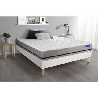 Actisom Actimemo soft matratze 140x200cm + Bettgestell mit lattenrost, H&auml;rtegrad 3, Memory-Schaum, H&ouml;he : 20 cm