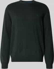 Christian Berg Strickpullover mit gerippten Abschlüssen