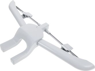 TOPBATHY Zusammenklappbarer Kleiderbügel Aus Kunststoff Mit Dampffunktion Zubehör Für Handbügeleisen Hosenhalter Für Einfache Kleidungspflege