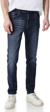 Street One Men Street One Men Herren 3714057 Jeans im Slim Fit, Indigo Blue wash, 31 W/ 32 L
