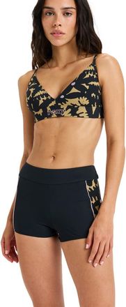 Roxy Active Shorty - Bikini Bottoms for Women - Bikiniunterteil - Frauen - M - Schwarz