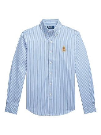Polo Ralph Lauren chemise &agrave; rayures - Bleu