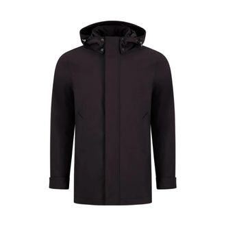 Woolrich Soft Shell Barrow Mac Coat - - Jackets - Herren - Schwarzk - M