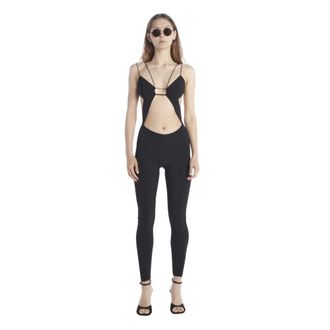 Amazu&igrave;n Schwarzer Jumpsuit Kleid - - Jumpsuits & Playsuits - Damen - Schwarzk - ONE SIZE