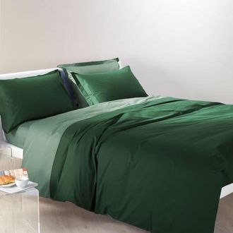 Caleffi Bettw&auml;sche Set 4teilig aus 100% Baumwolle - Weiches und Elegantes Duvet Cover, Waschbar & Pflegeleicht Bettbezug, Bettwaren & Bettw&auml;sche
