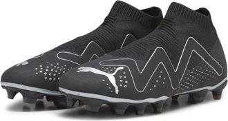 Puma Herren Future Match+ LL FG/AG Fussballschuh, Black Silver, 42.5 EU