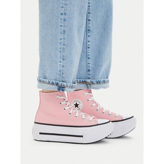 Converse Sneakers aus Stoff Converse Chuck Taylor All Star Lift Double Stack A15012C Rosa