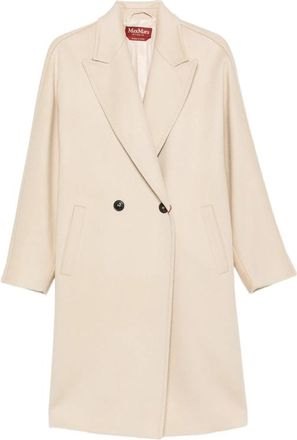 Max Mara Double-breasted Peaked-lapel Coat