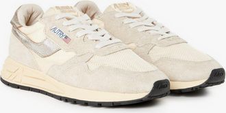 Autry Baskets crant&eacute;es en cuir m&eacute;lang&eacute;