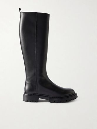 Staud Bottes En Cuir Henry - Noir