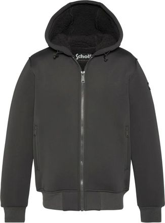 Schott NYC Schott Nyc, Homme, Sweatshirts et sweats &agrave; capuche, Noir, Taille: 2XL Gilet technique &agrave; capuche