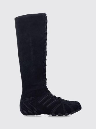 adidas Kniehohe Schn&uuml;rstiefel aus Wildleder mit tonalen 3-Streifen